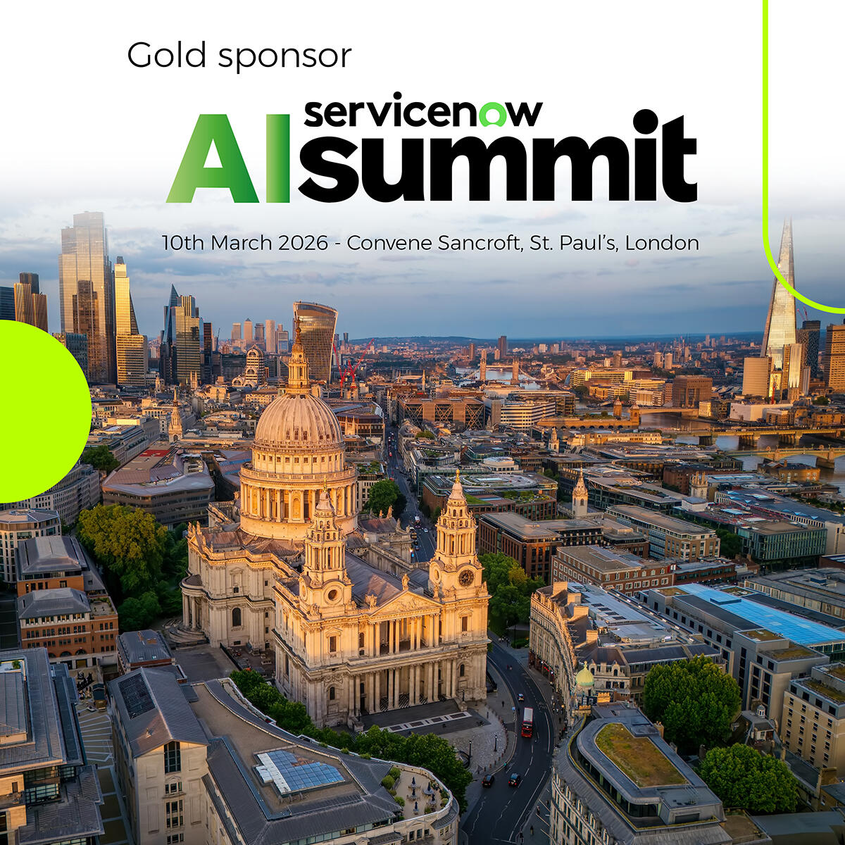 ServiceNow AI Summit, London - 10th March 2026 | UP3