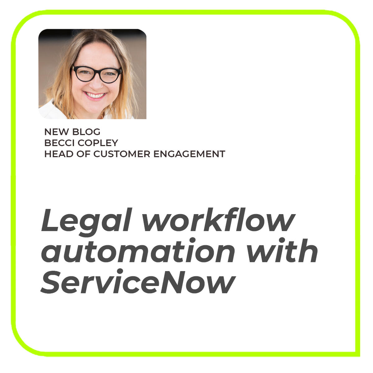 Automate legal processes with ServiceNow| UP3