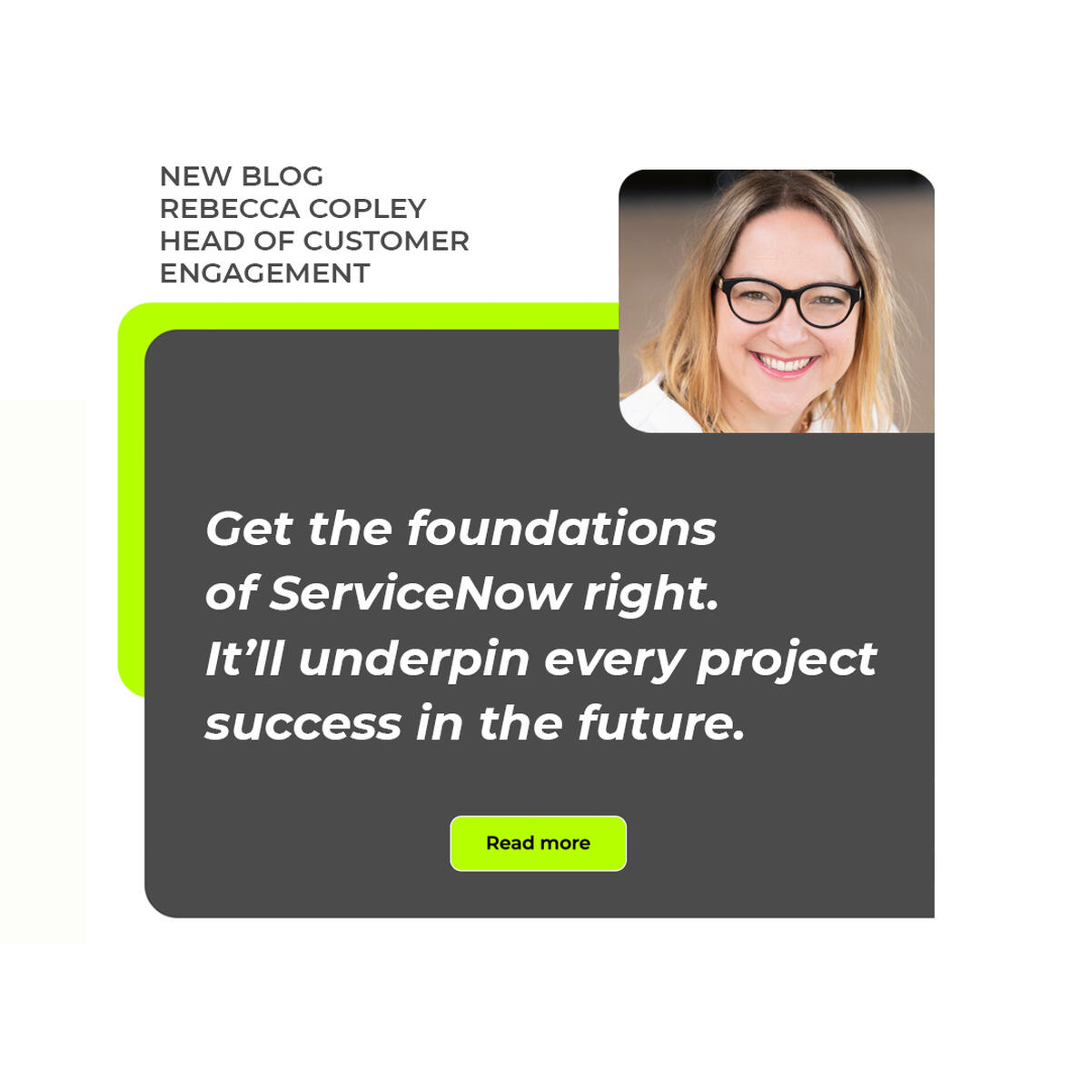 Get the foundations of ServiceNow right | UP3